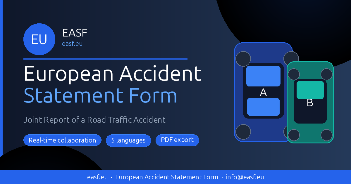 European Accident Statement Form | Fill Online - EASF